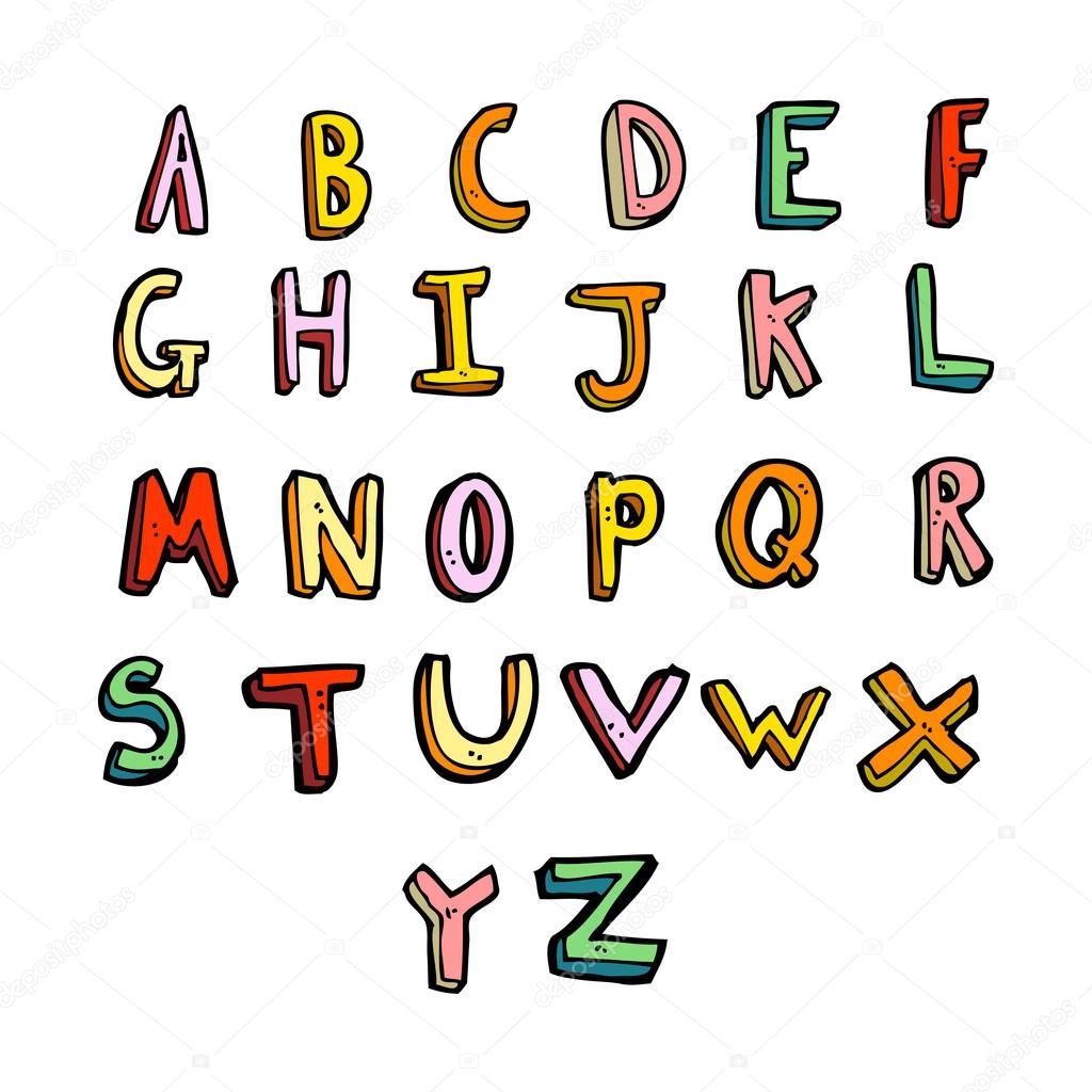Cartoon alphabet Stock Vector by ©lineartestpilot 44433715