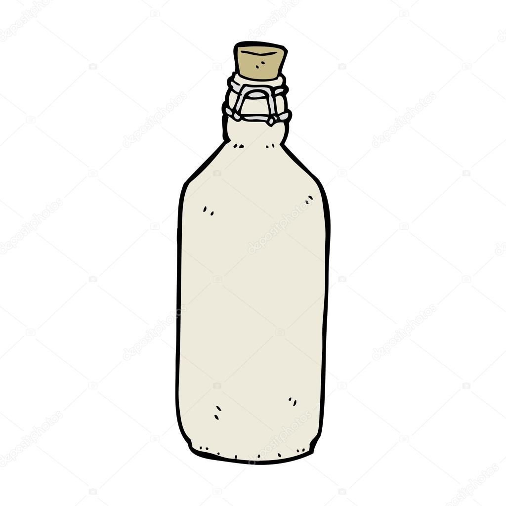 Cartoon traditional bottle Stock Illustration by ©lineartestpilot #44440721