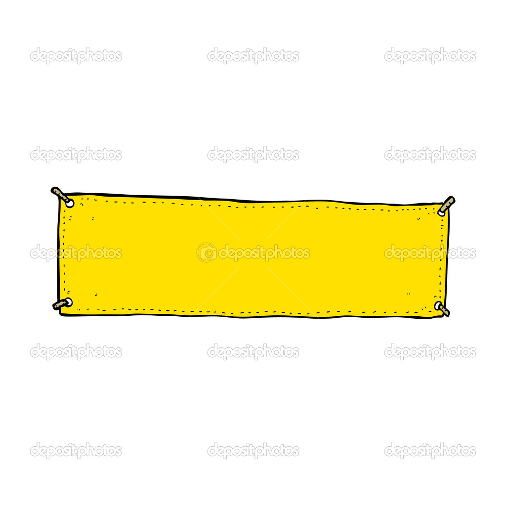 Banner dos desenhos animados Vetor de ©lineartestpilot 44443809