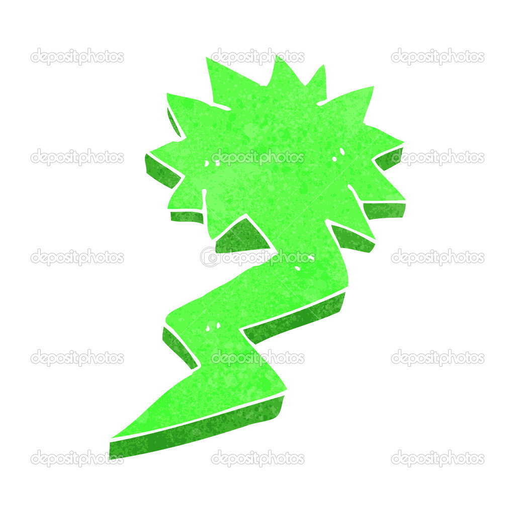 Símbolo del rayo de dibujos animados Vector de stock #44589875 de ...