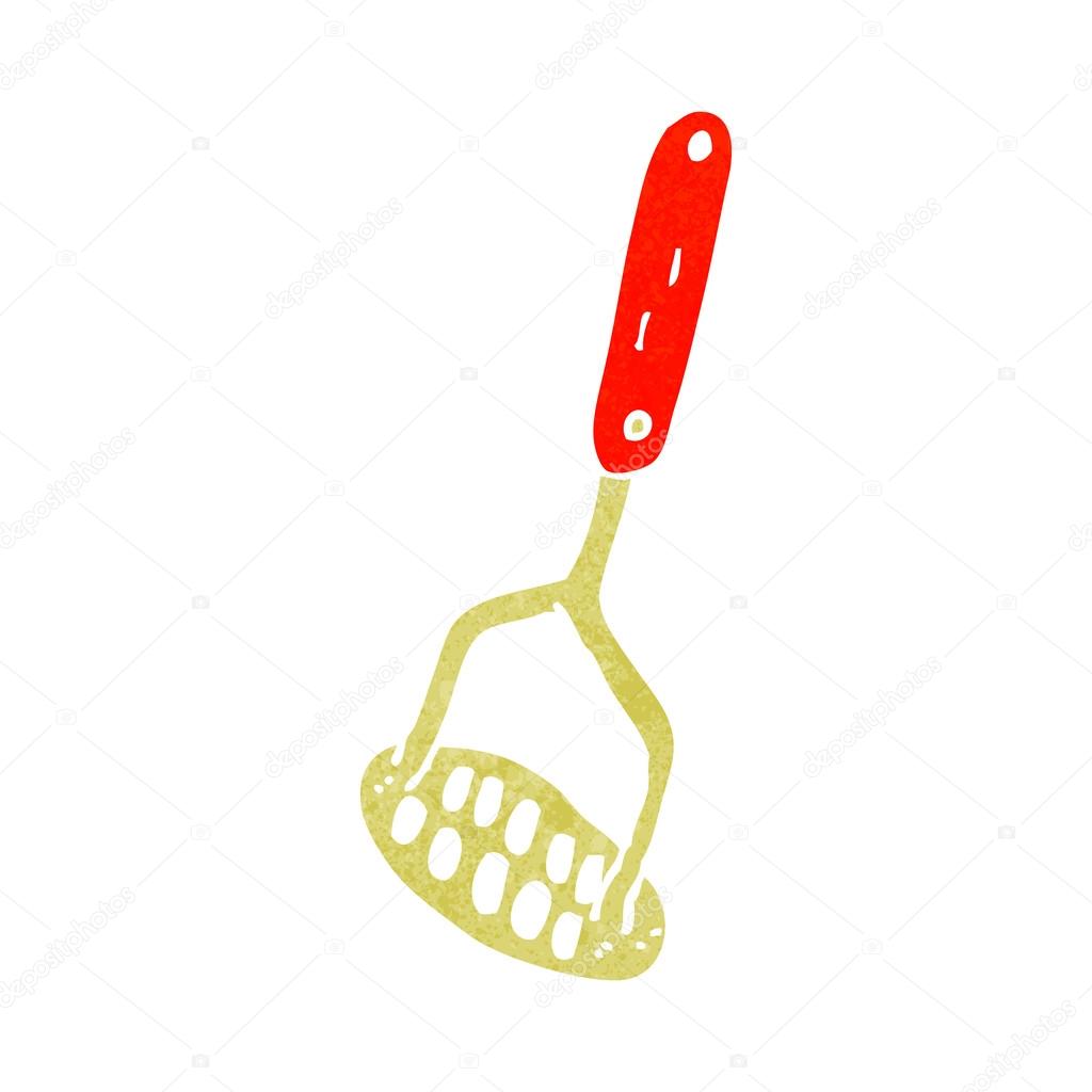 Cartoon potato masher Stock Vector by ©lineartestpilot 44590183