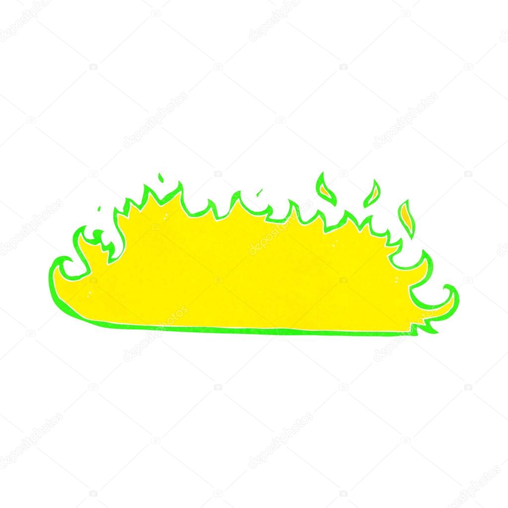 Cartoon spooky fire border Stock Illustration by ©lineartestpilot #44591433