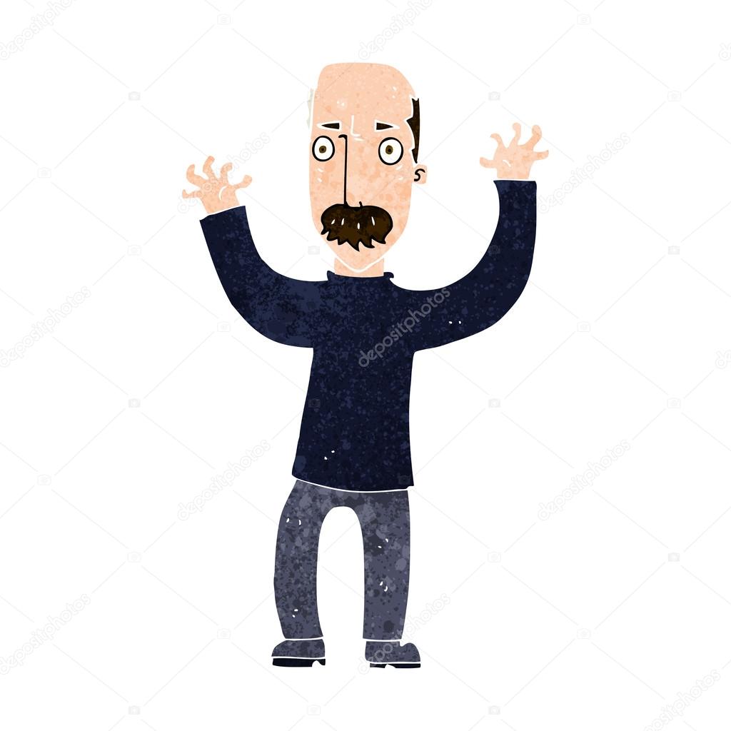 Frustrated Dad Catoon