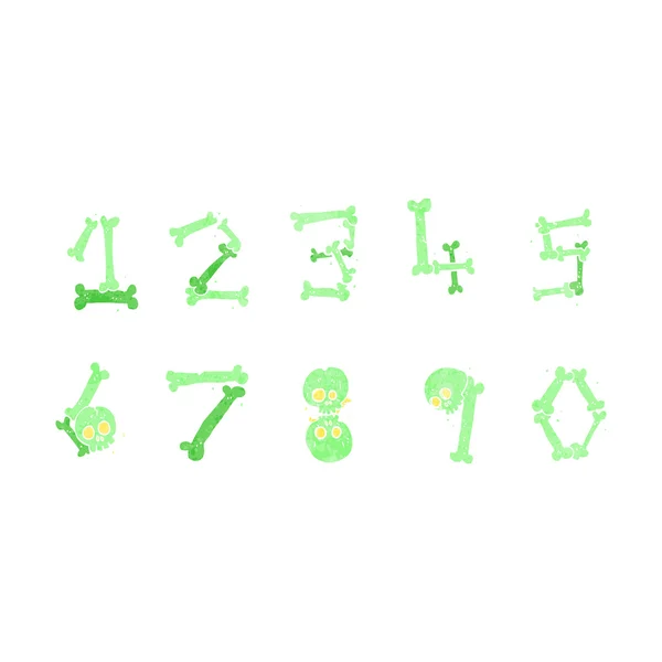 Cartoon paintbrush shaped numbers Stock Vector by ©lineartestpilot 54456131