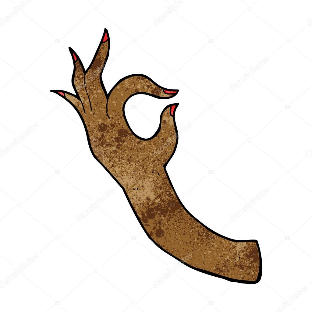 Cartoon hand symbol Stock Vector Image by ©lineartestpilot #45525335
