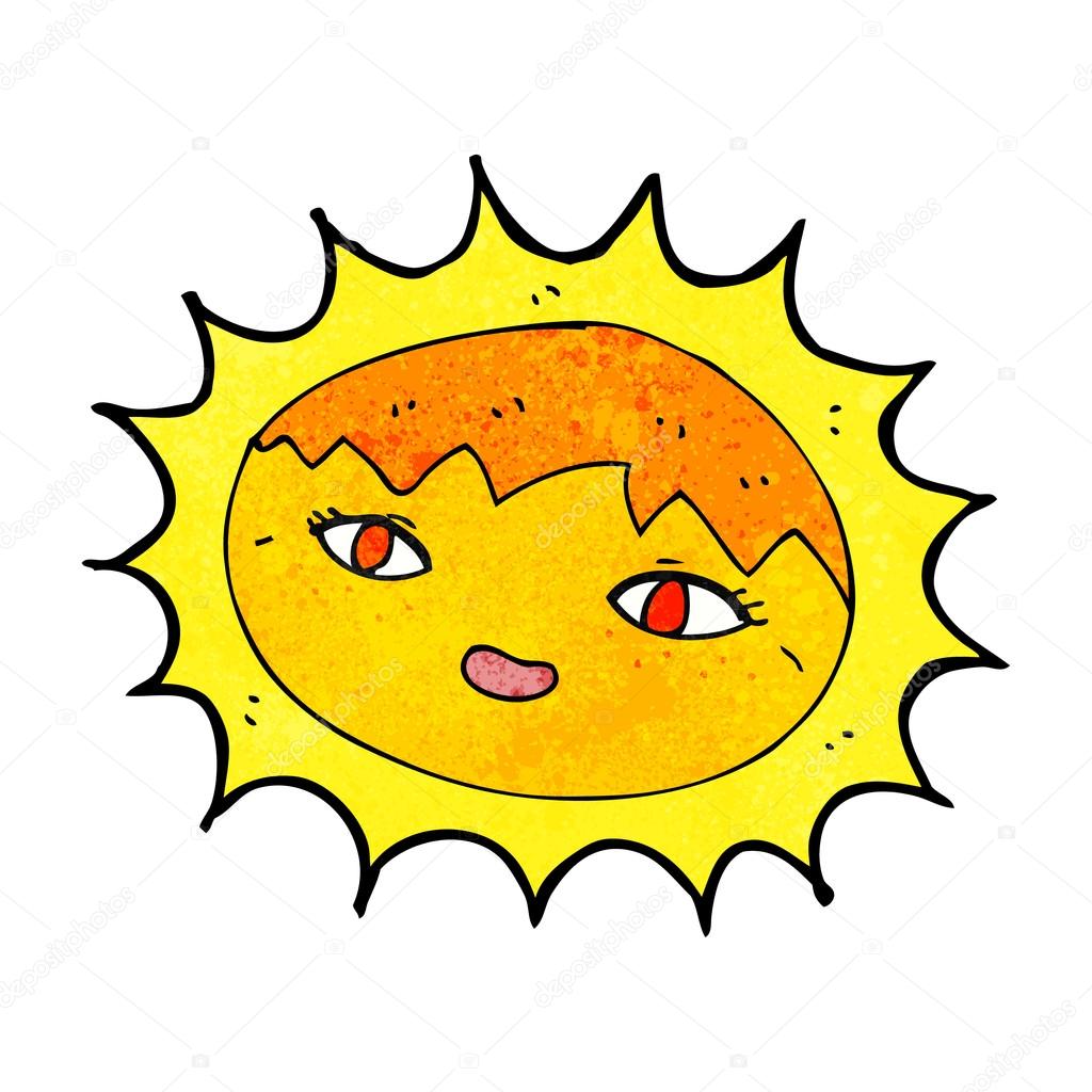 Desenho animado sol bonito Vetor de stock de ©lineartestpilot 45529499