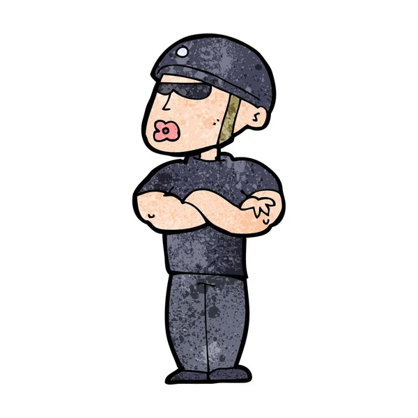 Cartoon security guard Stock Vector Image by ©lineartestpilot #47479393