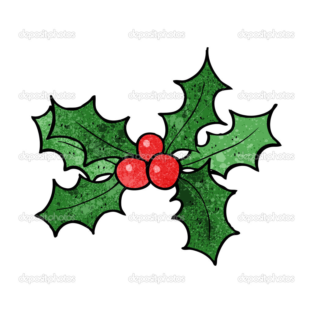 Cartoon holly Stock Vector by ©lineartestpilot #45553019