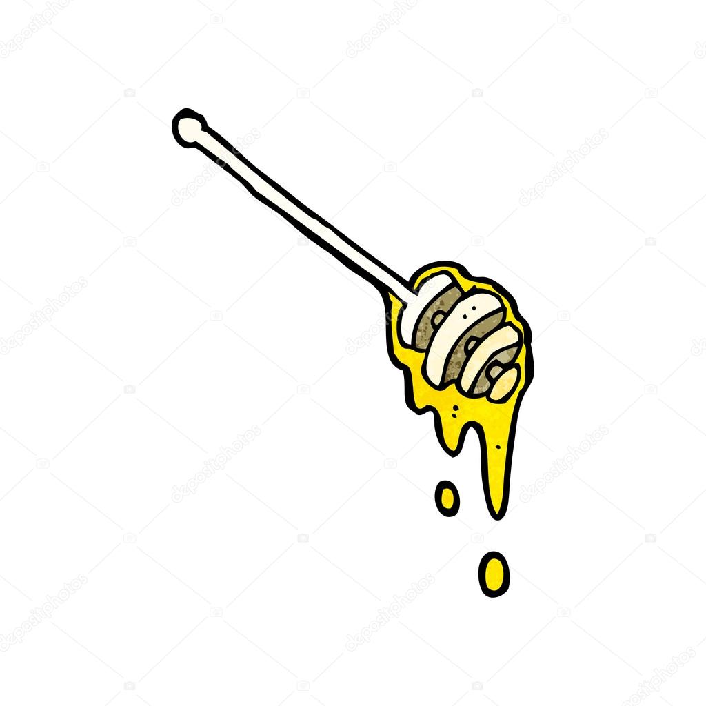 Cartoon honey stick Stock Vector by ©lineartestpilot 45554001