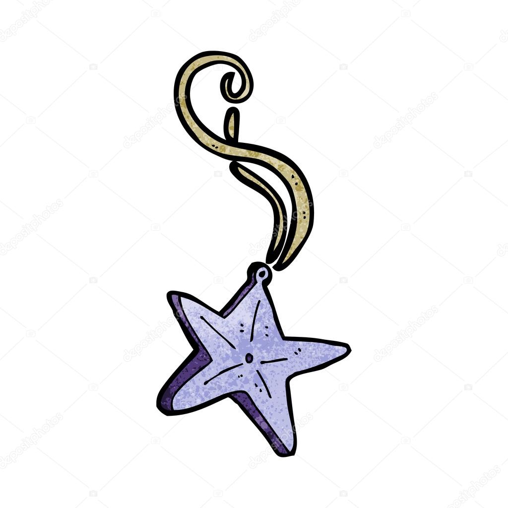 Cartoon magic star necklace Stock Vector Image by ©lineartestpilot ...