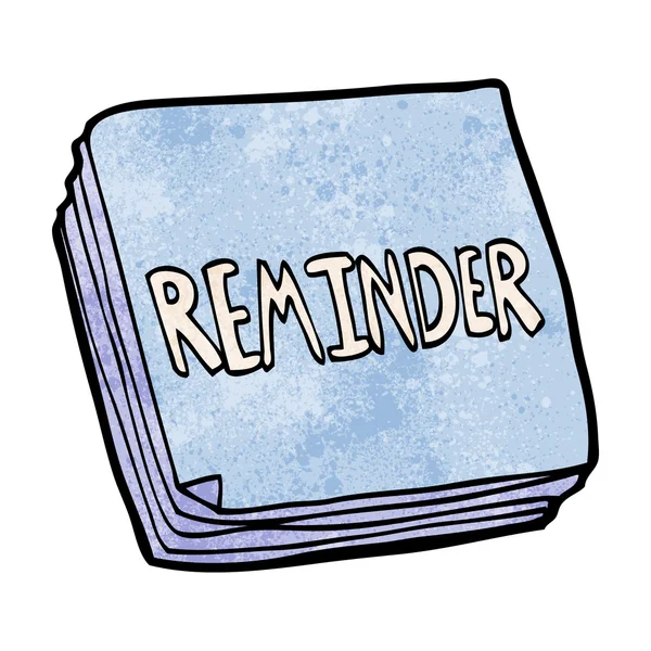 Cartoon reminder notes Stock Vector by ©lineartestpilot 51101743