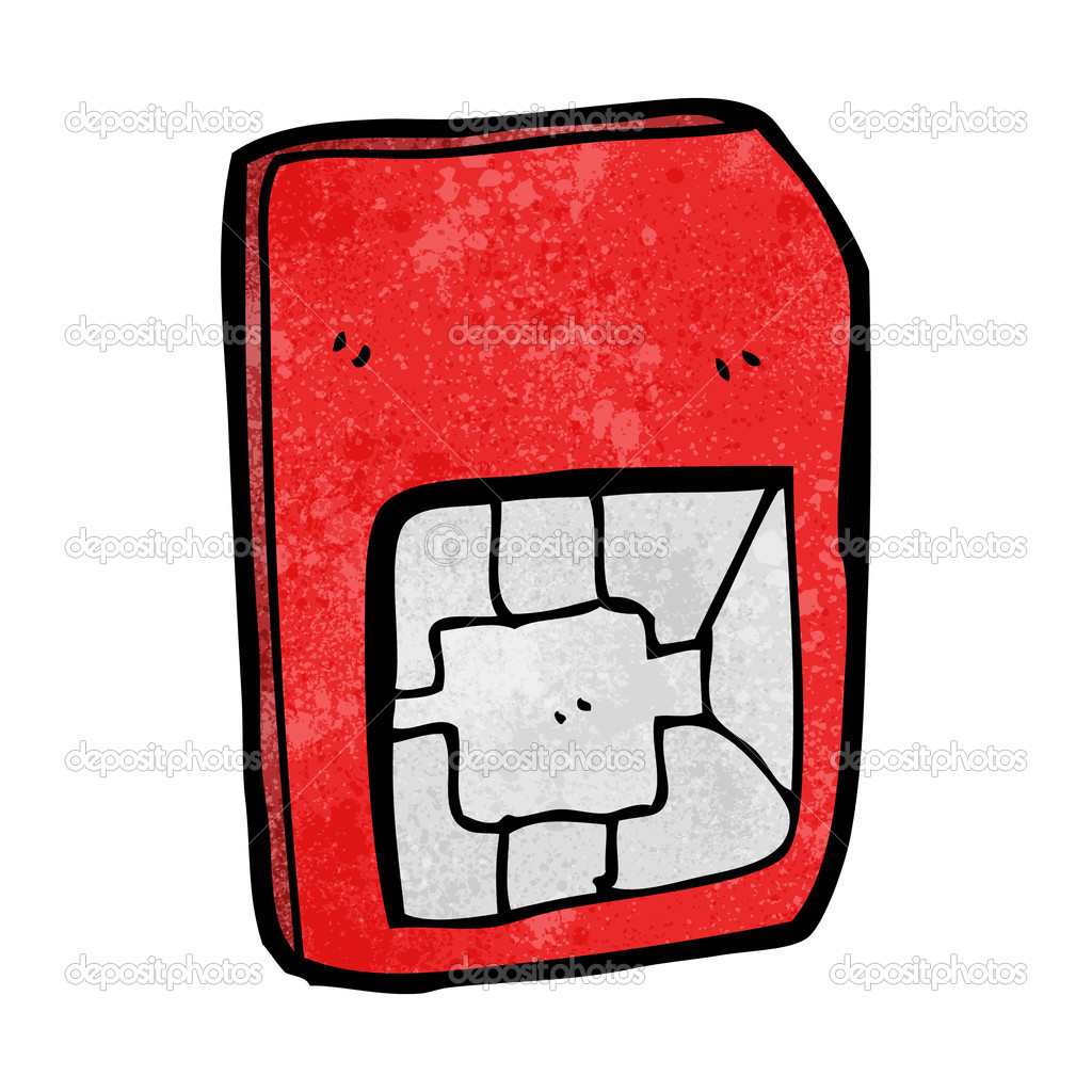 Cartoon sim card Stock Vector Image by ©lineartestpilot #45560479