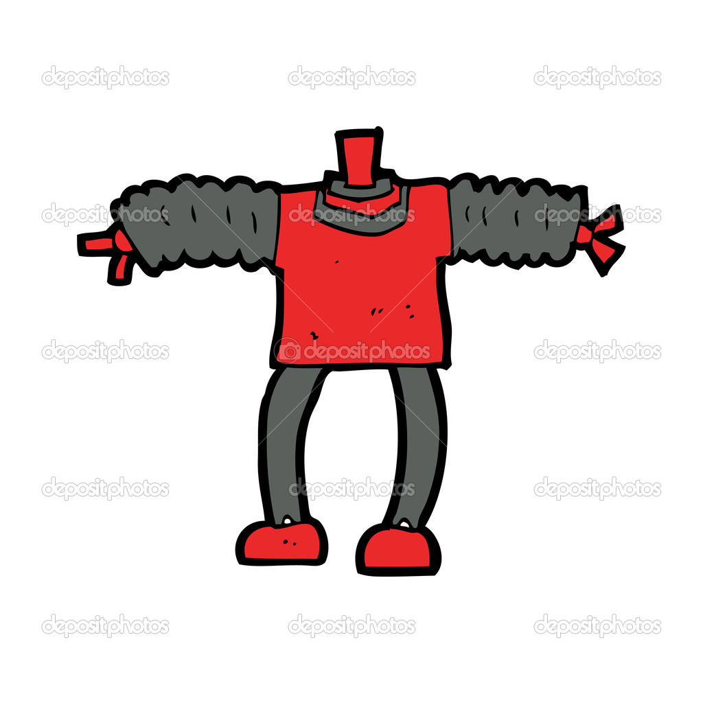 Cartoon robot body (mix and match cartoons or add own photos) Stock ...