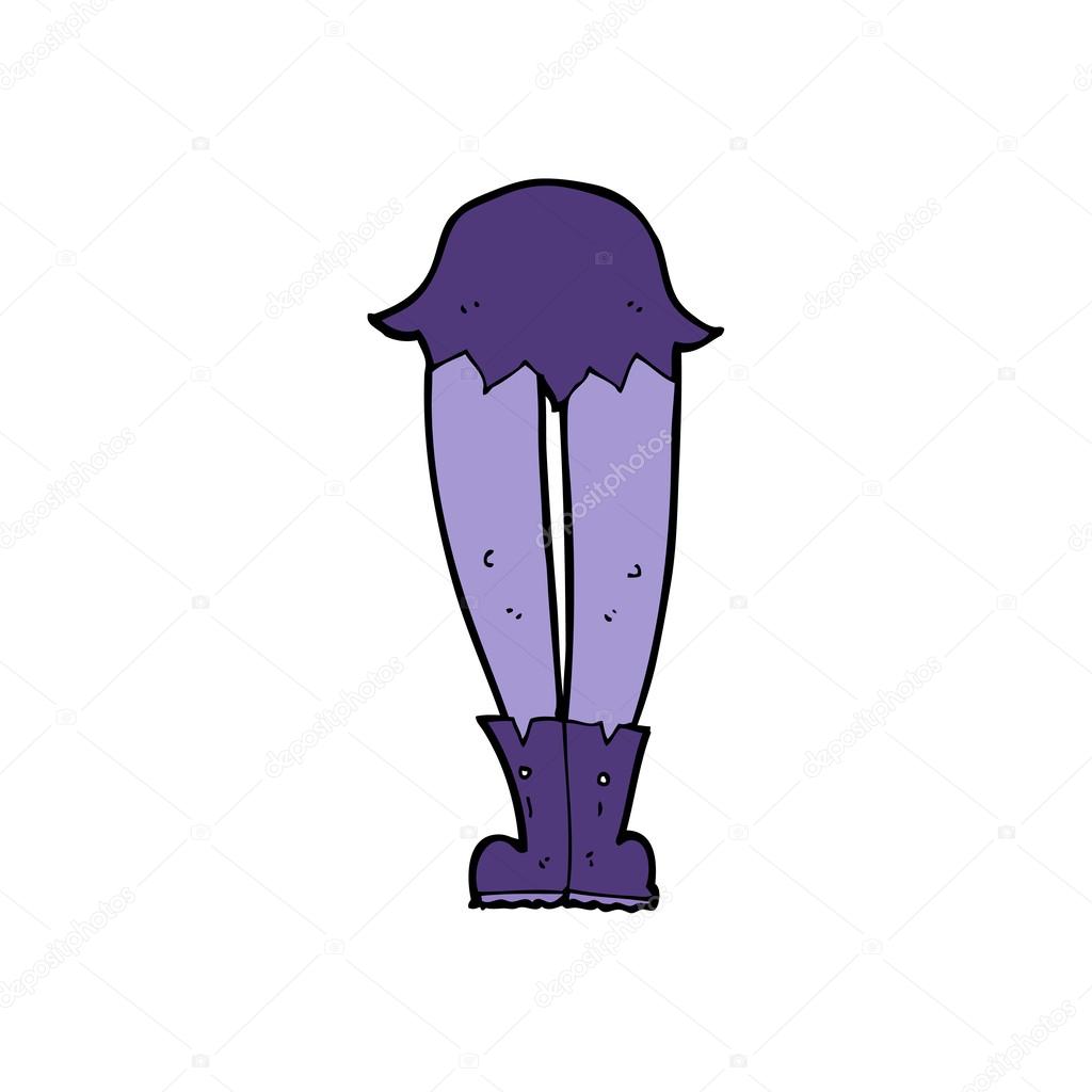 Cartoon vampire legs Stock Vector by ©lineartestpilot 46446979