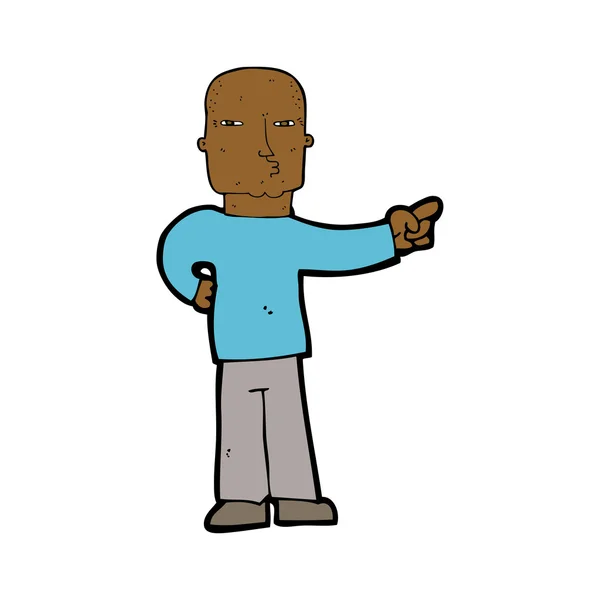 Comic cartoon pointing body (mix and match comic cartoons or add Stock ...