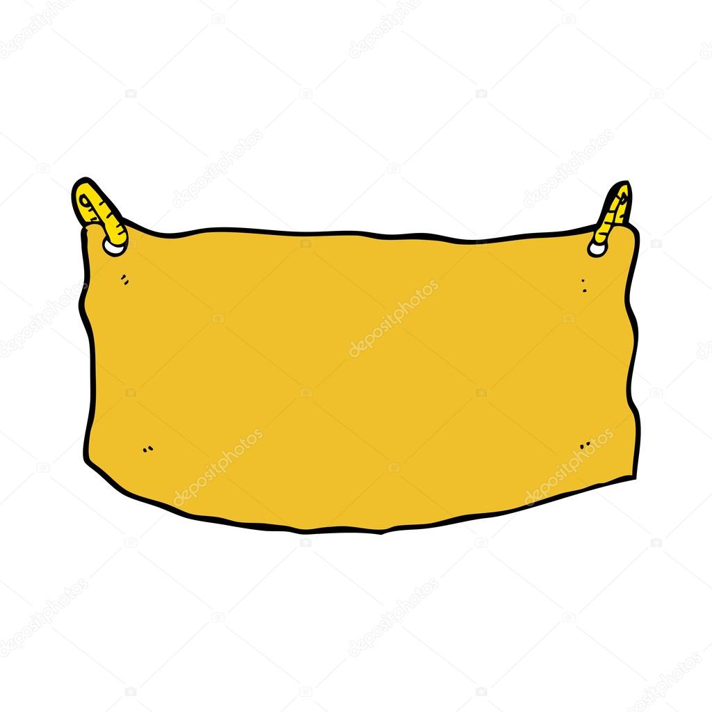 Cartoon cloth banner Stock Vector Image by ©lineartestpilot #46946815