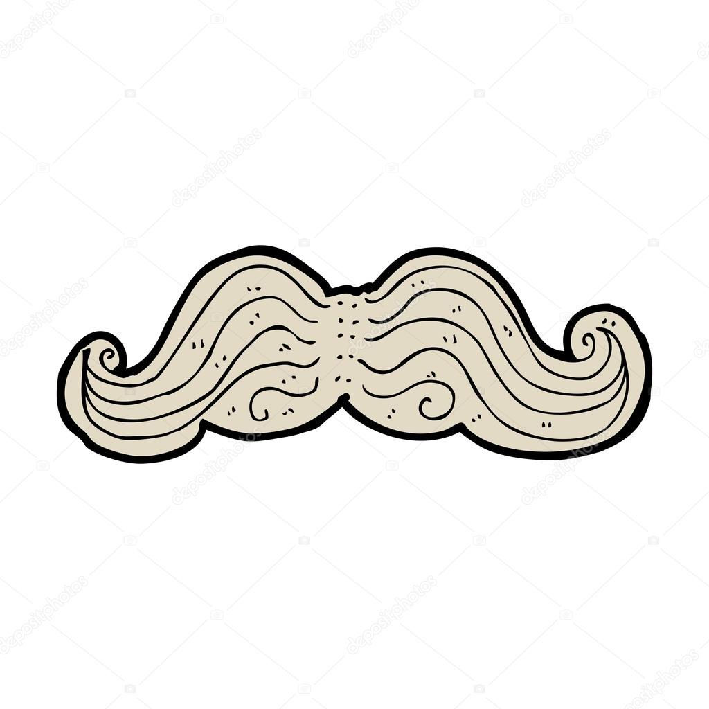 Cartoon mustache Stock Vector Image by ©lineartestpilot #46956735