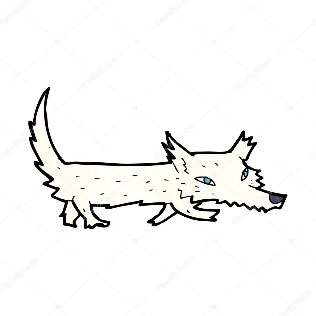 Cartoon little wolf Stock Vector Image by ©lineartestpilot #47454753