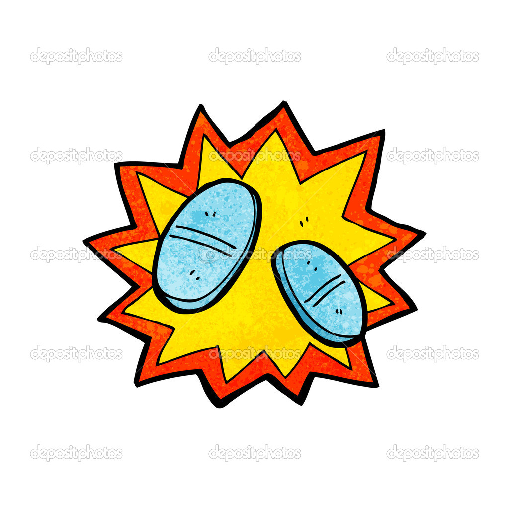 Cartoon painkillers Stock Vector Image by ©lineartestpilot #47455451