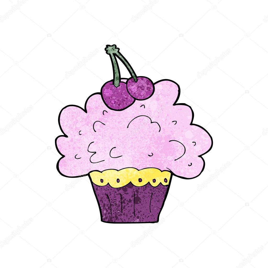 Cartoon big cupcake Stock Vector by ©lineartestpilot 47455807