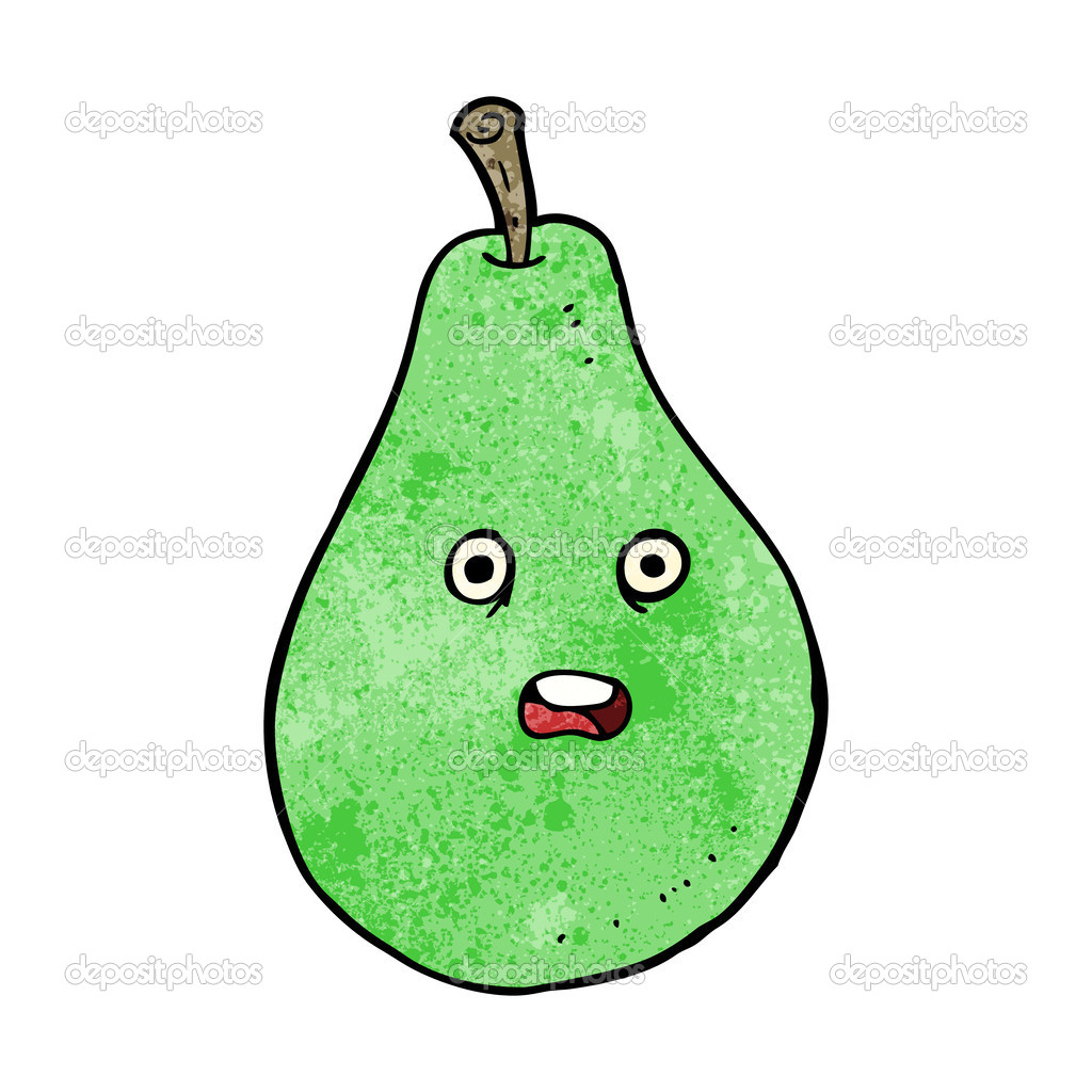 Pera de dibujos animados Vector de stock #47456491 de ©lineartestpilot