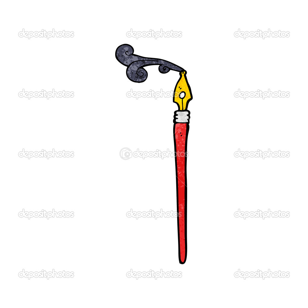 Cartoon ink pen Stock Vector by ©lineartestpilot #47457297