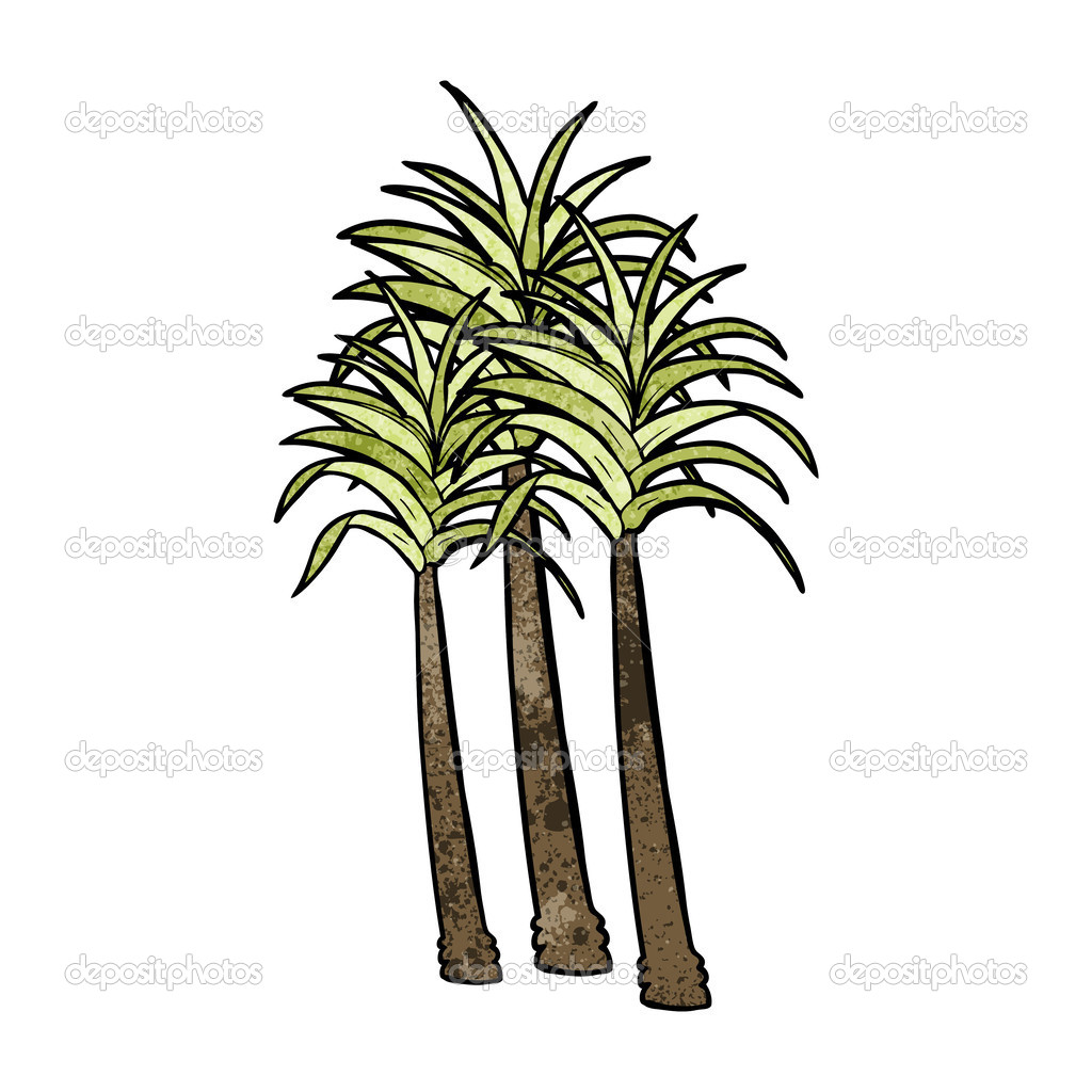 Cartoon palm tree Stock Vector Image by ©lineartestpilot #47459017