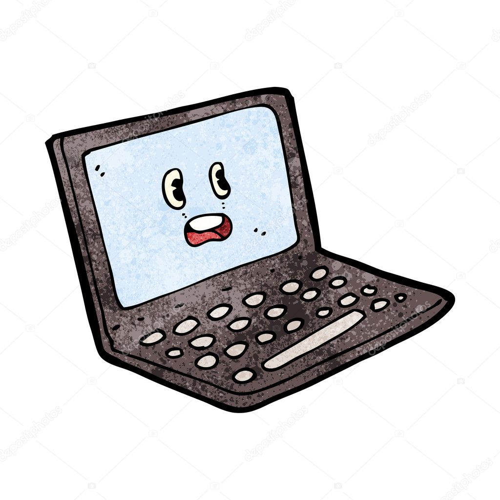 Cartoon laptop computer Stock Vector Image by ©lineartestpilot #47461225