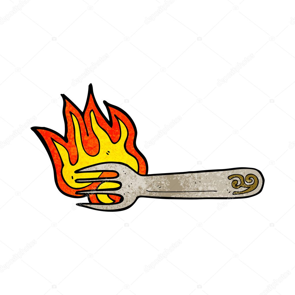 Simbol garpu kartun Vektor Stok oleh ©lineartestpilot 47473025