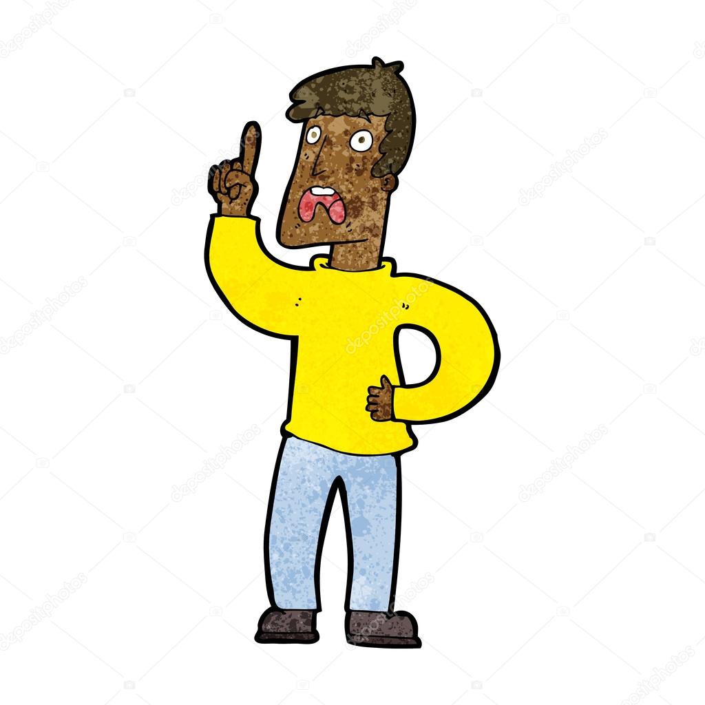 Hombre de dibujos animados con queja Vector de stock #47477093 de ...