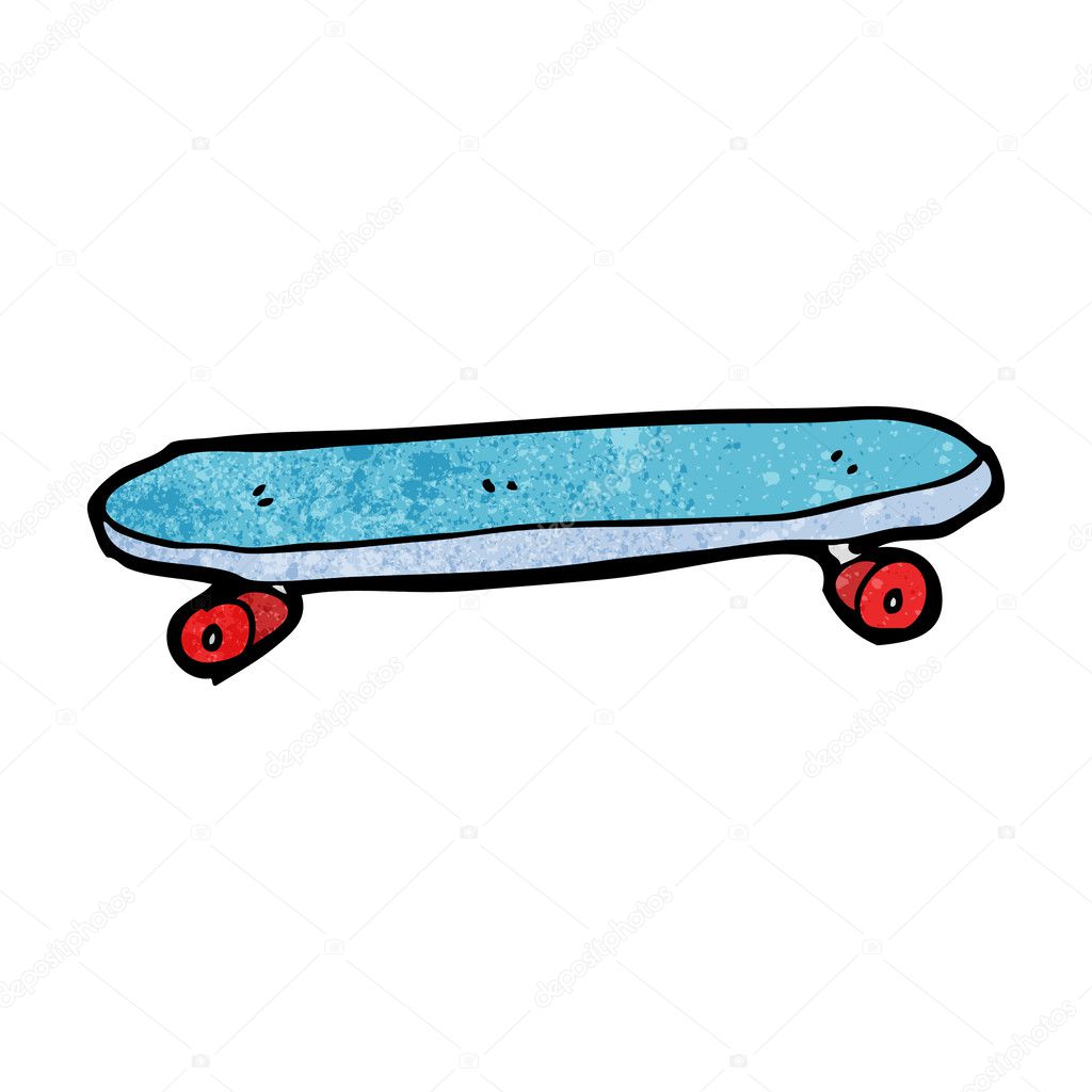 Cartoon skateboard Stock Vector by ©lineartestpilot 47479907