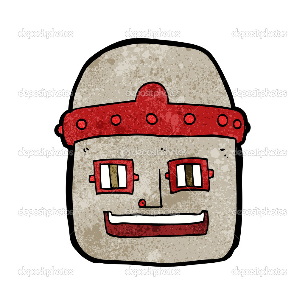 Cartoon robot head Stock Vector Image by ©lineartestpilot #47482823