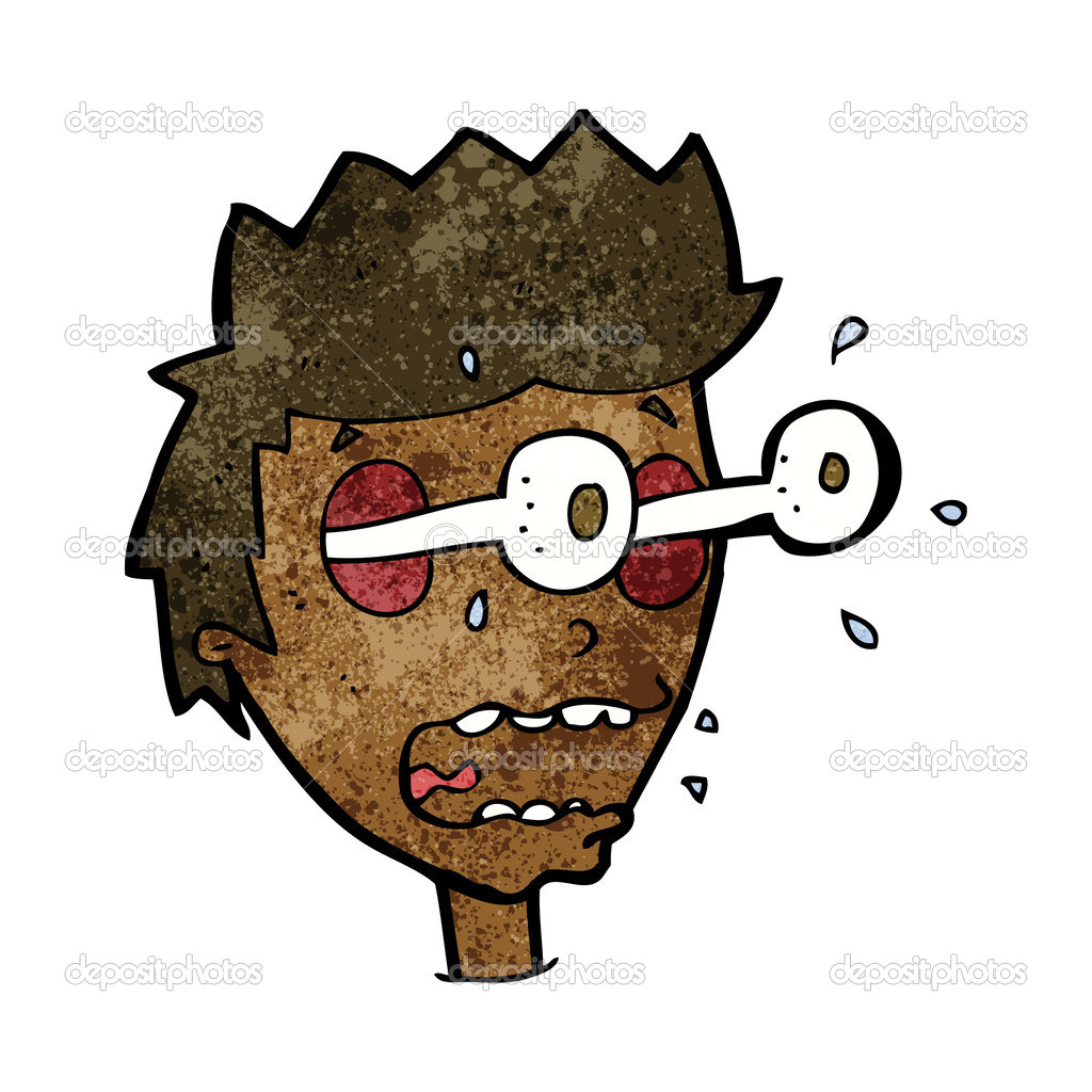 Cartoon surprised man with eyes popping out Stock Vector by ...