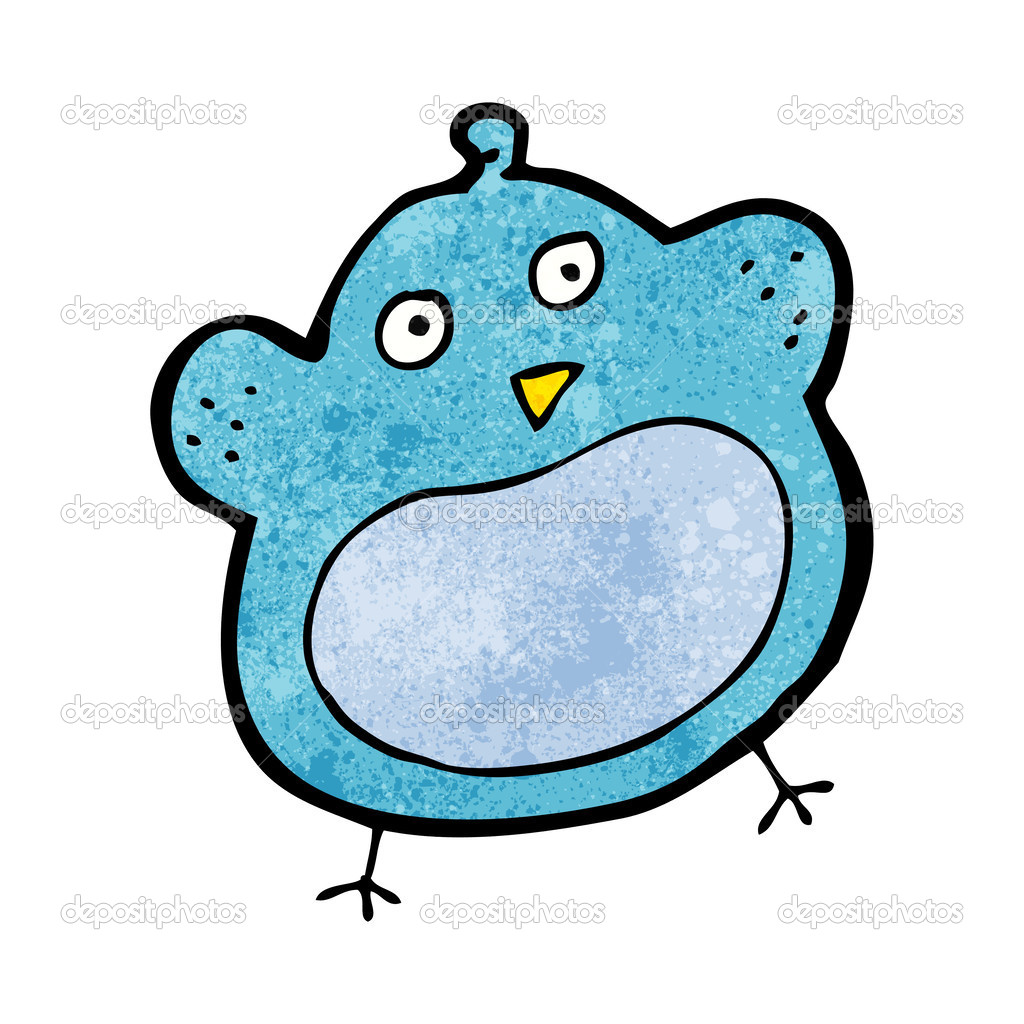 Cartoon fat bird Stock Vector by ©lineartestpilot 47541703