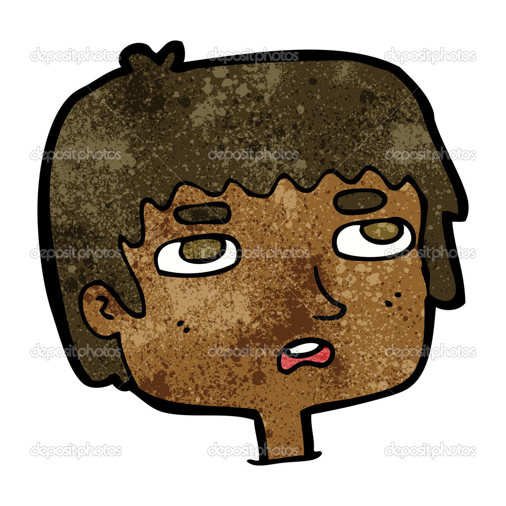 Cartoon unhappy face Stock Vector by ©lineartestpilot 47543849
