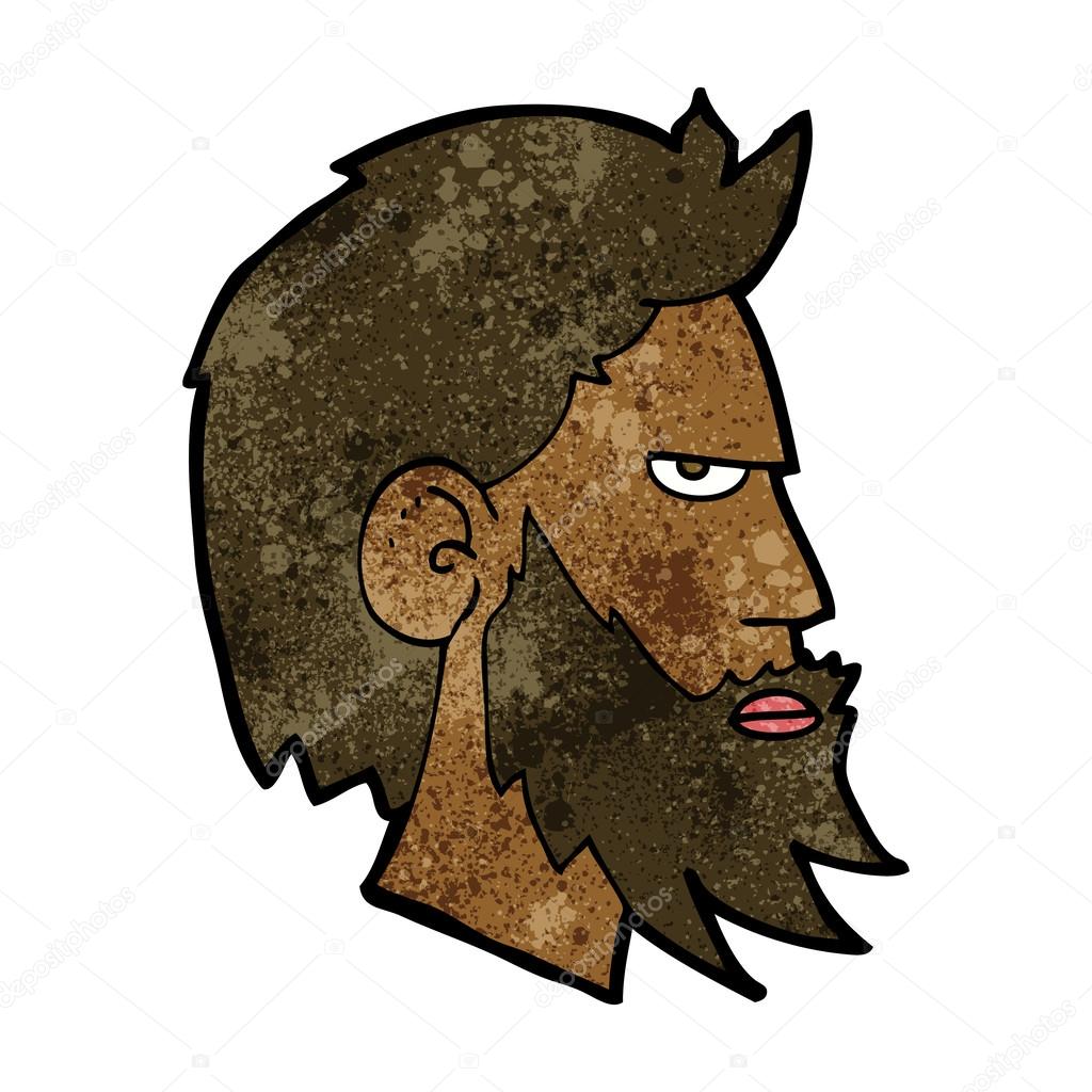 Hombre de dibujos animados con barba Vector de stock #47558415 de ...