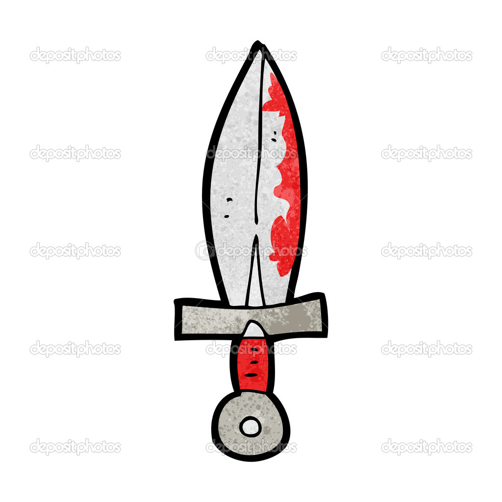 Cartoon bloody sword Stock Vector by ©lineartestpilot 47562097