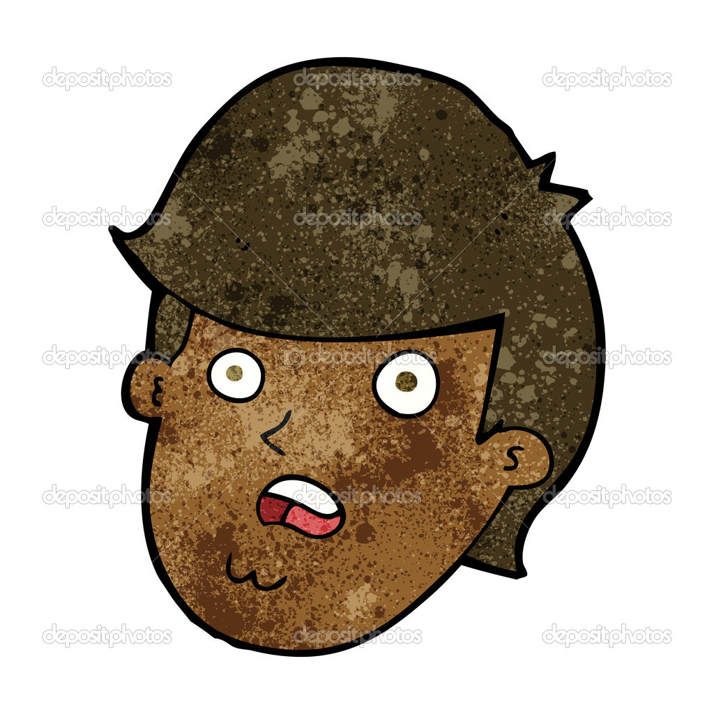 Cartoon man with big chin Stock Vector by ©lineartestpilot 47563371