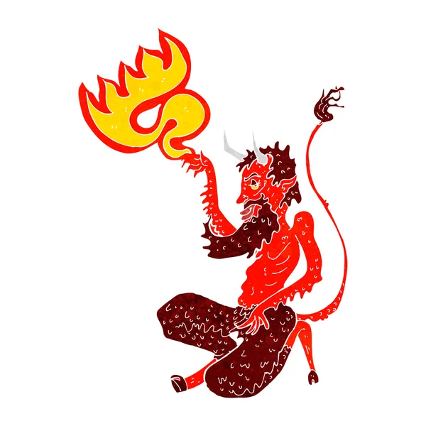 Comic cartoon traditional devil Stock Vector by ©lineartestpilot 73596147