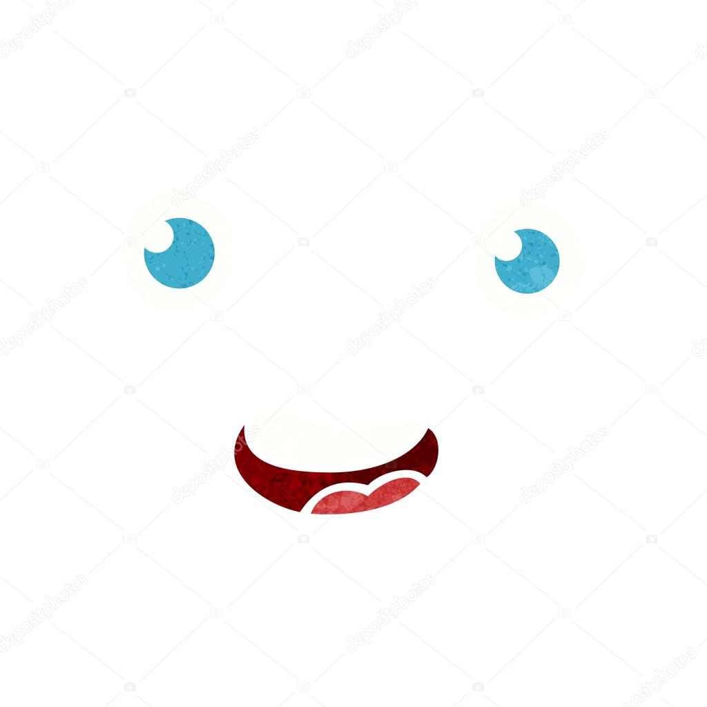 Cartoon staring face Stock Vector by ©lineartestpilot 48407033