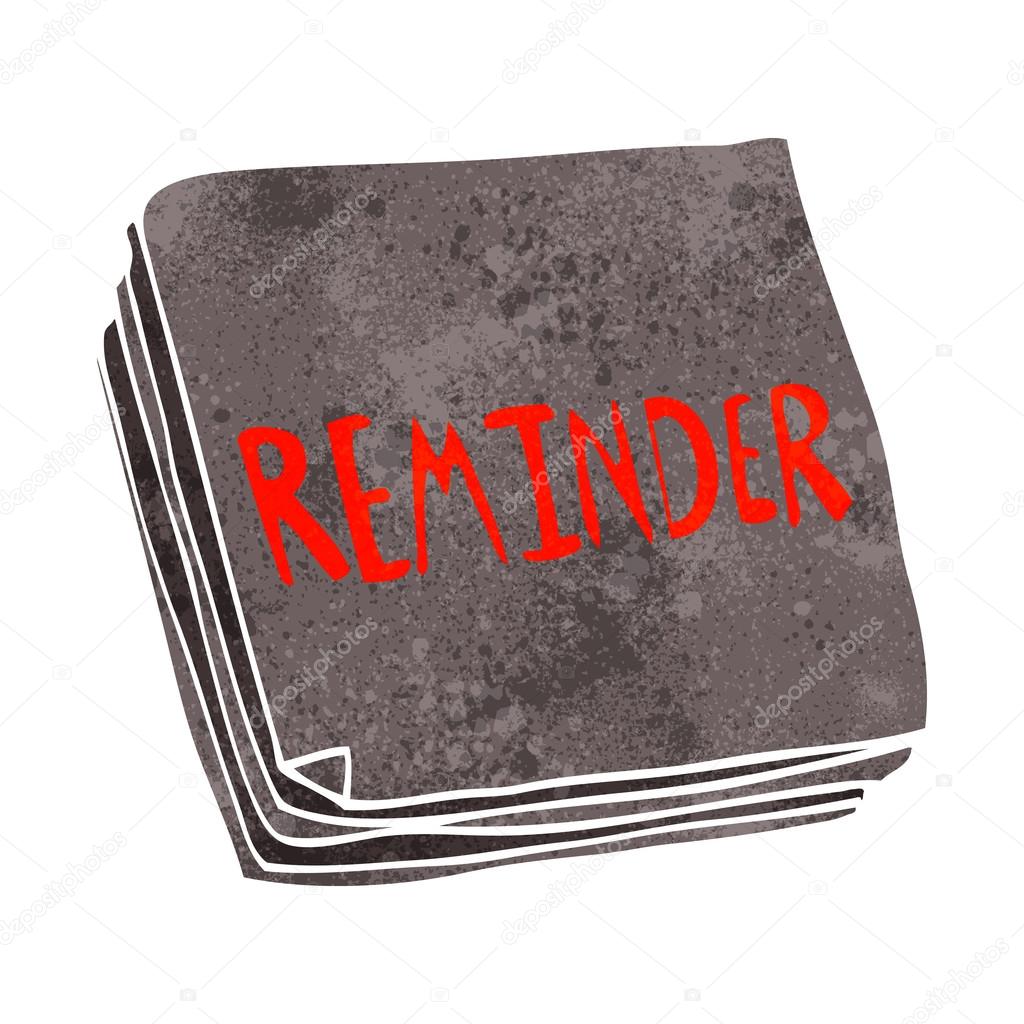 Cartoon reminder notes Stock Vector Image by ©lineartestpilot #48481159