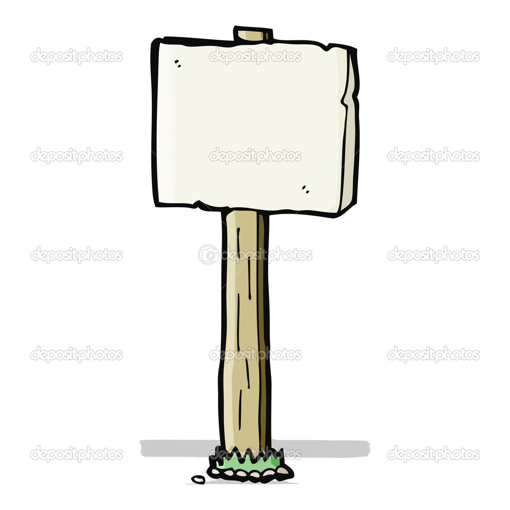 Cartoon sign post Stock Vector by ©lineartestpilot 49377789