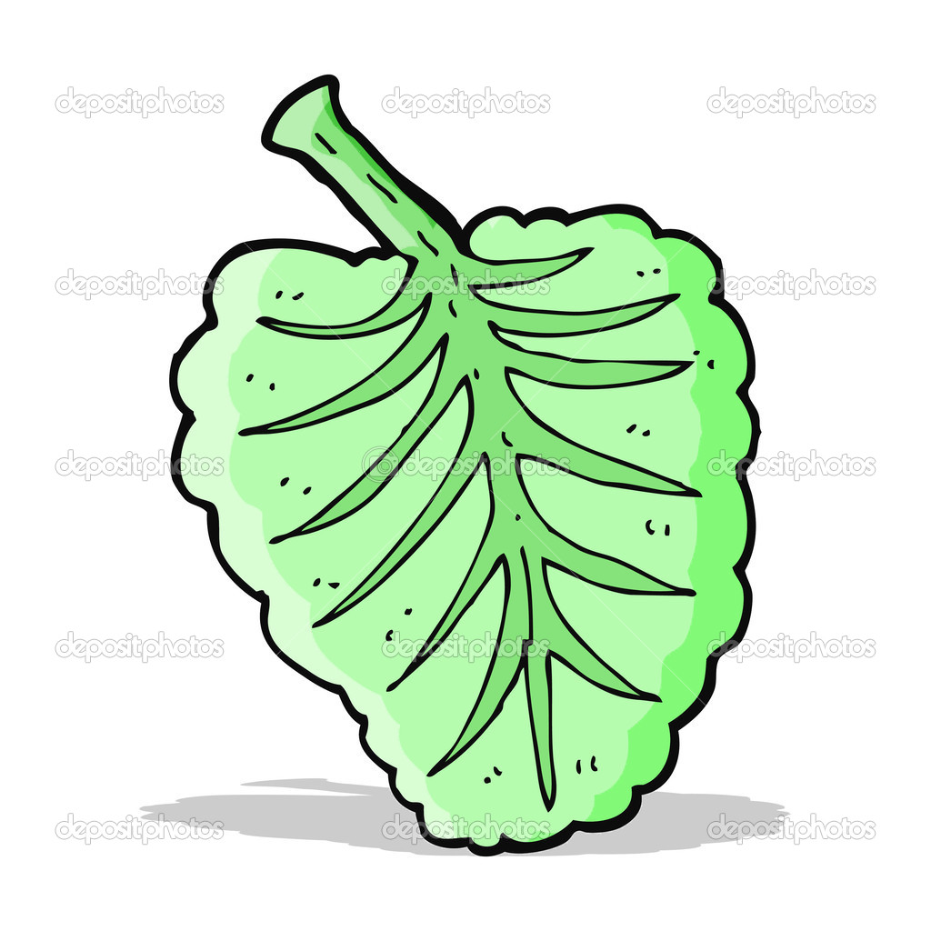 Símbolo de hoja de dibujos animados Vector de stock por ...