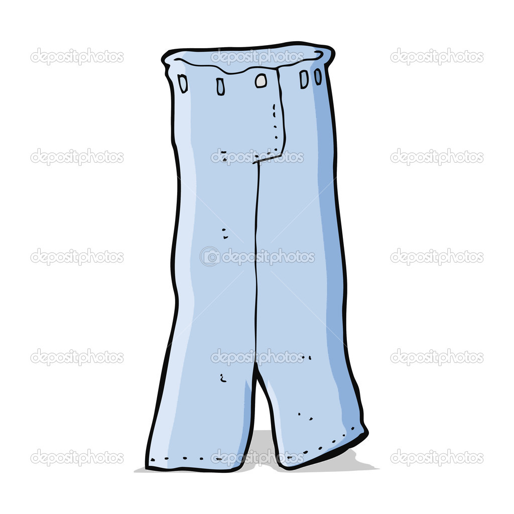 Cartoon pair of jeans Stock Vector Image by ©lineartestpilot #49394507