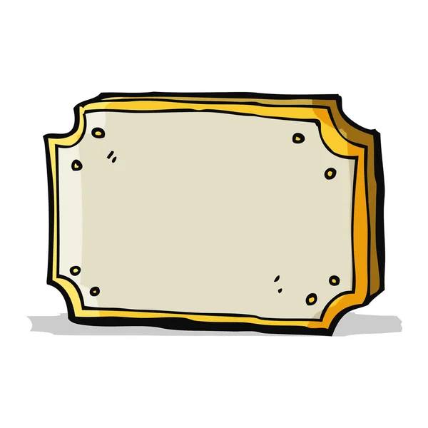 Cartoon blank sign Stock Vector by ©lineartestpilot 96435116