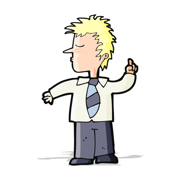 Cartoon man making his point Stock Vector Image by ©lineartestpilot ...