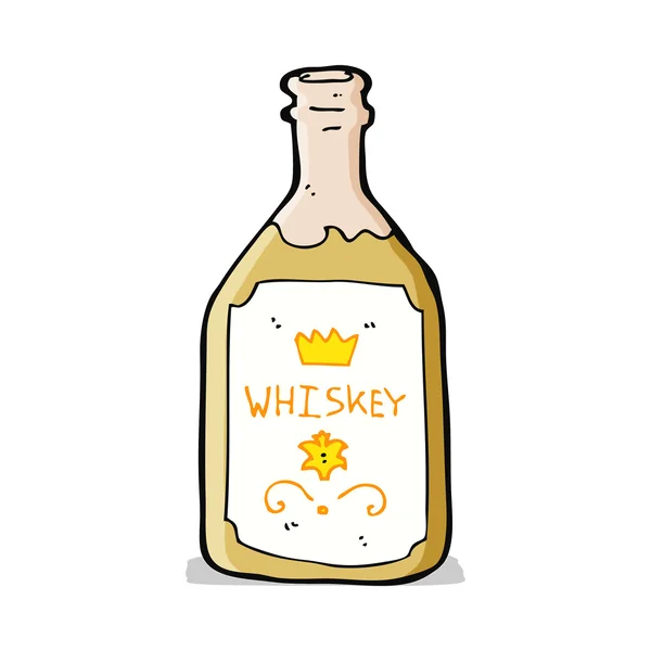 Cartoon old whiskey bottle Stock Vector by ©lineartestpilot 41164755