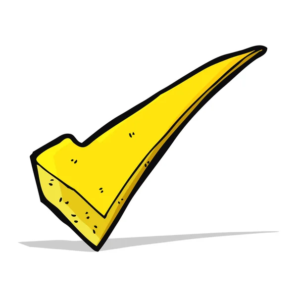 Image vectorielle Symbole de la tique de dessin animé par ...