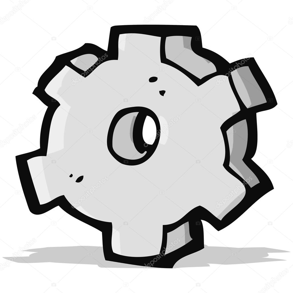 Cartoon cog symbol Stock Vector Image by ©lineartestpilot #49410523