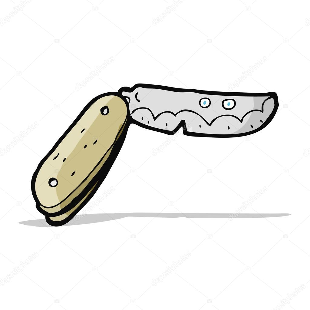 Cartoon folding knife Stock Vector by ©lineartestpilot 49412153